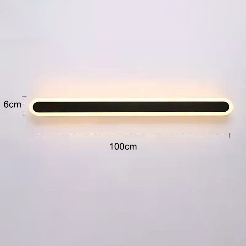 Nordic Strip Wall Light Indoor Modern Minimalist Living Room Bedroom ...