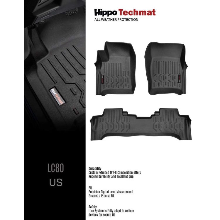 LAND CRUISER 80 US HIPPO TECHMAT PRO DEEP DISH | Shopee Philippines