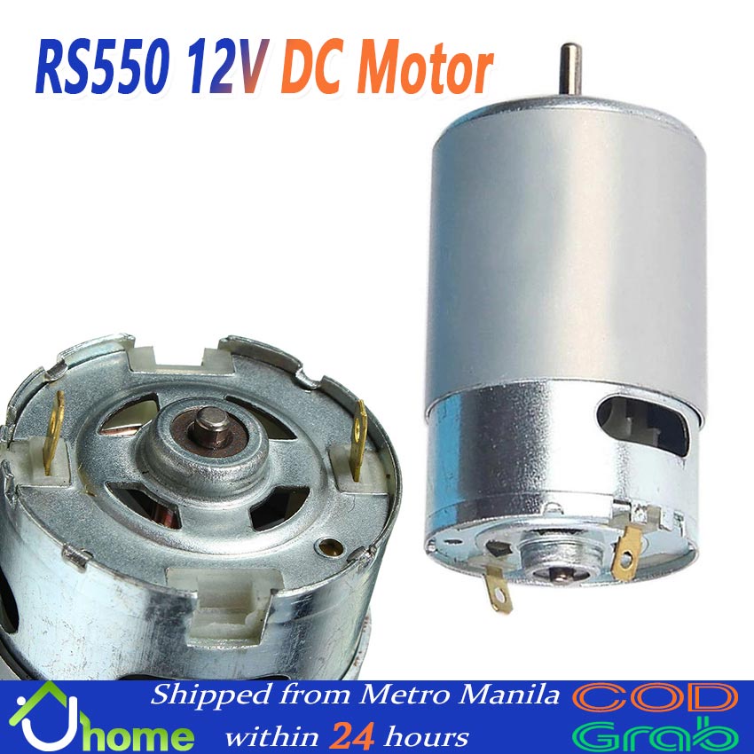 【SOYACAR】RS550 12V DC Motor for Drill Cutting Grinder 21000RPM Car ...
