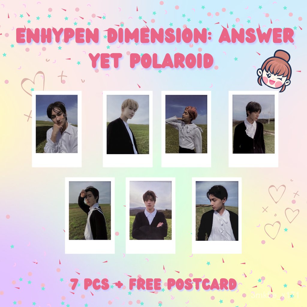 ENHYPEN DIMENSION: ANSWER Photocards / member set | Shopee Philippines