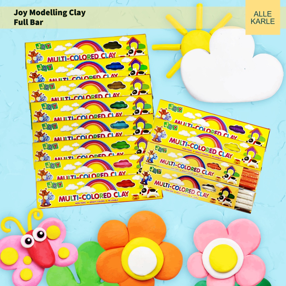 Joy Multi-Colored Clay | Modeling Clay | Alle Karle | Shopee Philippines
