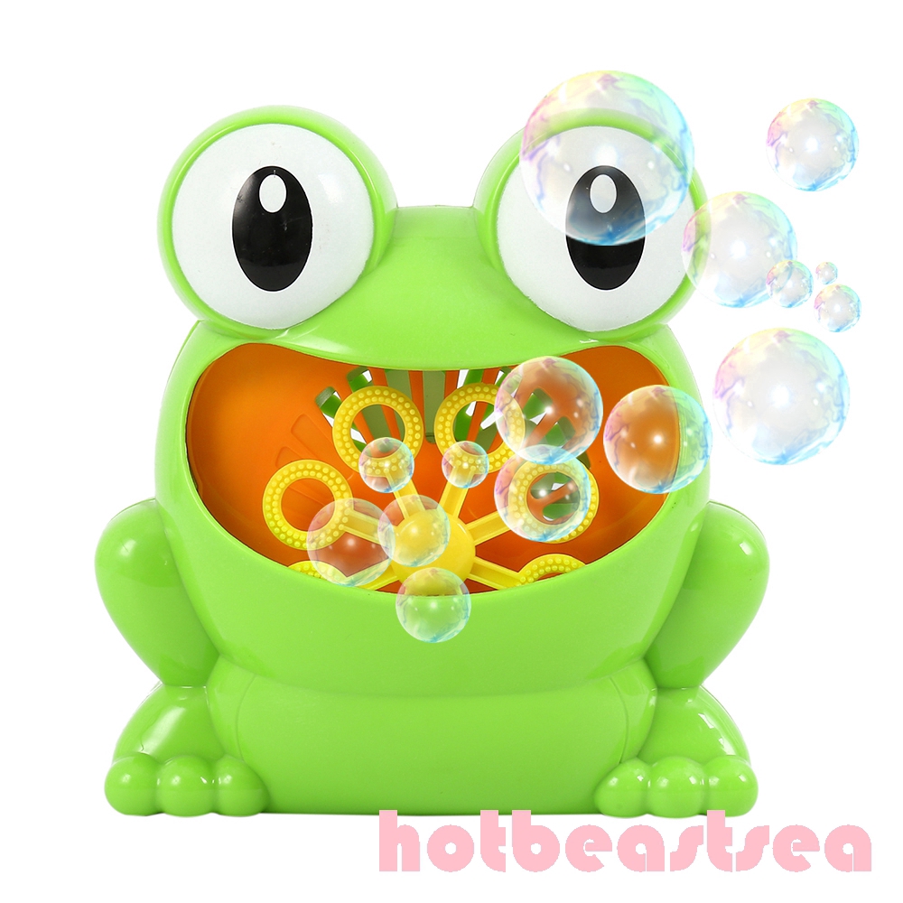 Automatic frog bubble machine blower manufacturer children toy portable ...