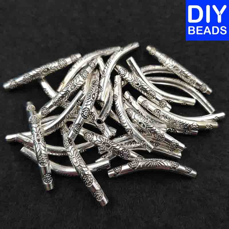 Diy Beads Spacer Tube #3 nickel (100pcs) | Shopee Philippines