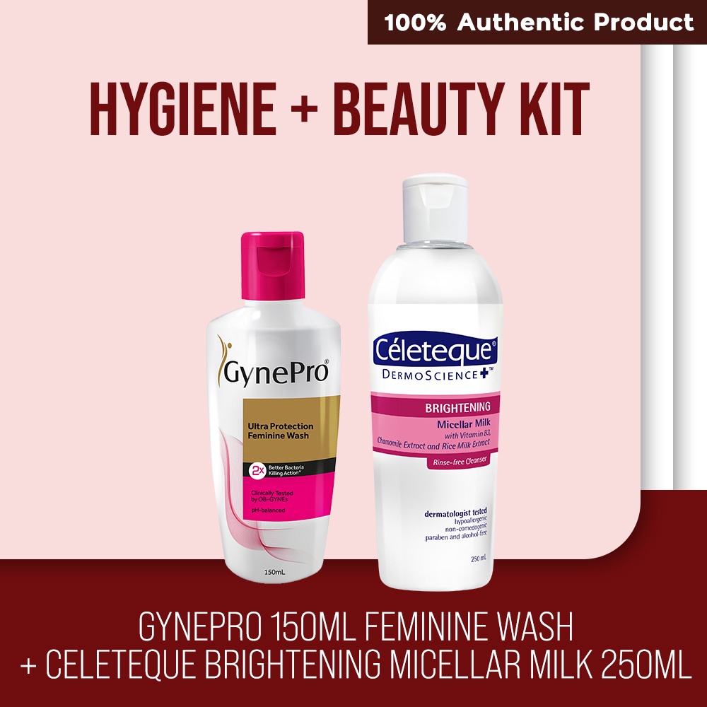 Hygiene + Beauty Kit (GynePro Ultra Protection Feminine Wash 150mL ...