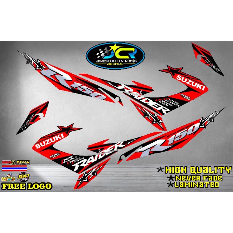 Suzuki Raider 150 Reborn Stock Decals Sticker | Shopee Philippines