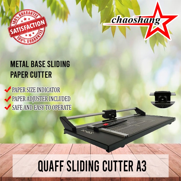 Sliding Trimmer Paper Cutter A4 A3 (Black) | Shopee Philippines