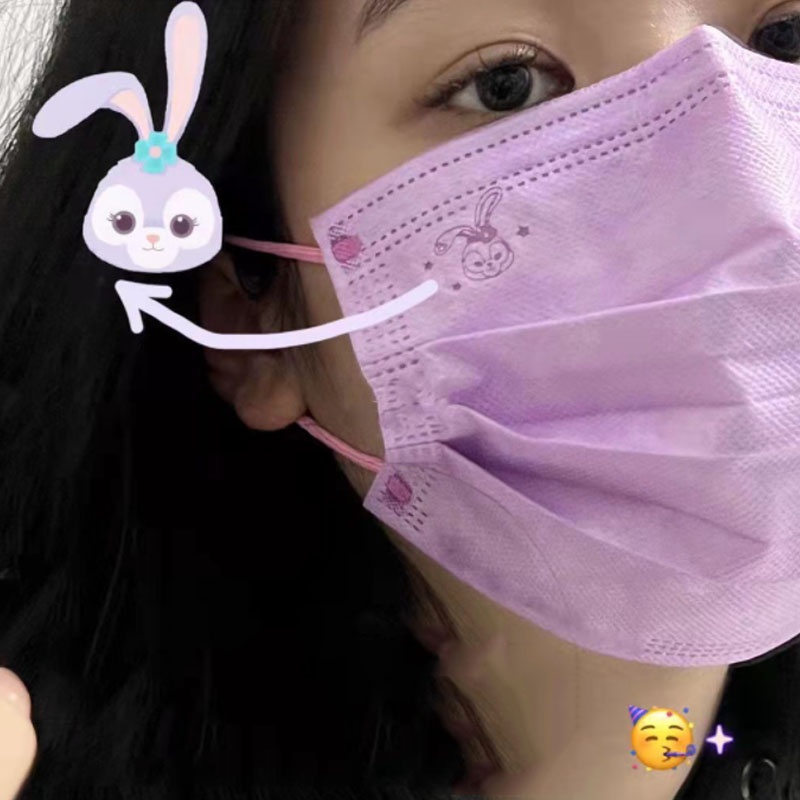 50pcs Adult Women Lady Girl BFE95 3-layers Disposables Face Masks ...