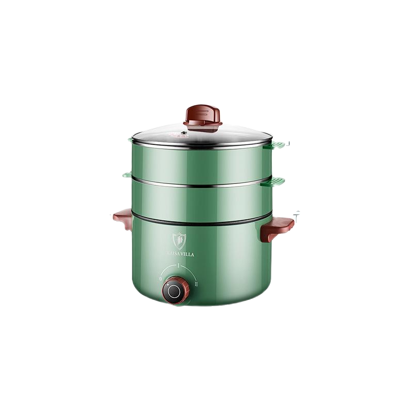 KAISA VILLA Electric Steamer Multi 3 Layer Rice Cooker With Stainless ...
