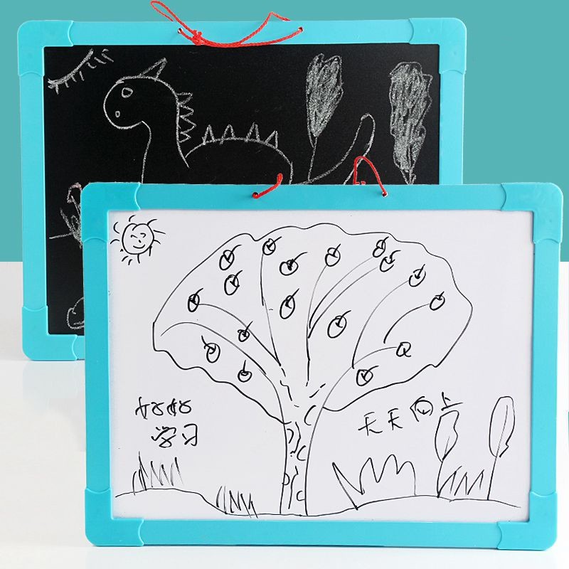 FADS Magnetic Hanging Whiteboard Small Blackboard Kid Study Whiteboard ...