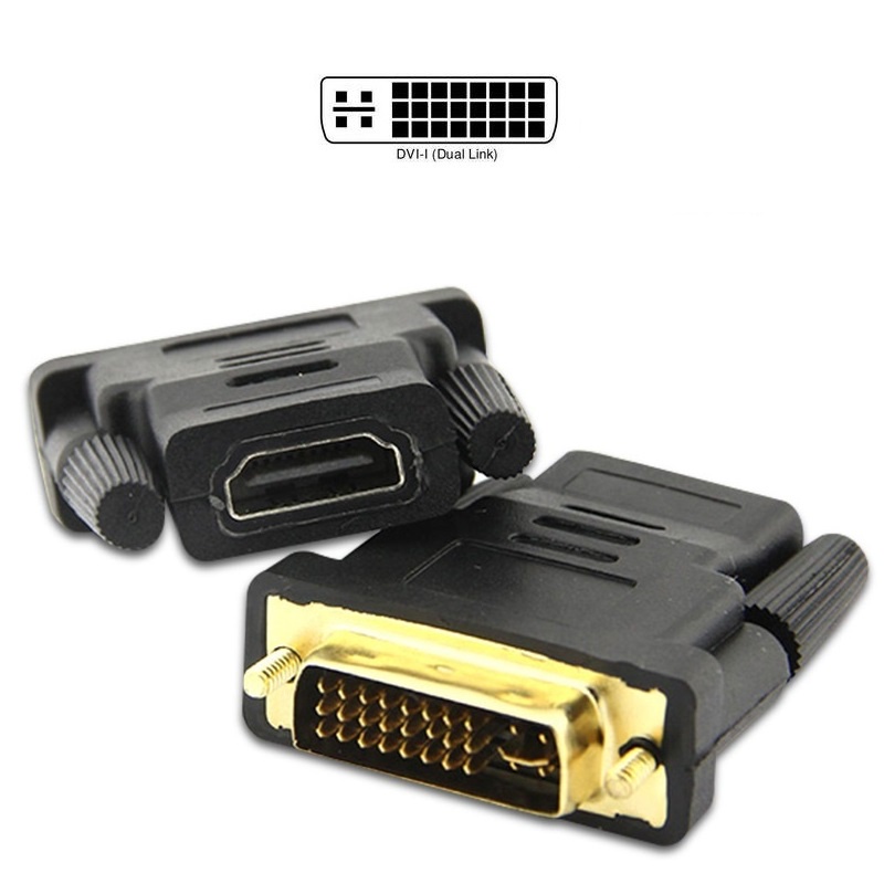 DVI to HDMI Adapter (DVI-D 24+5 Male to Female connector) HMDI | Shopee ...