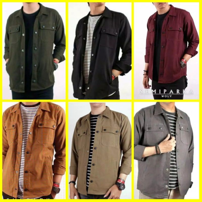 Semi Parka Trucker Jacket Shopee Philippines