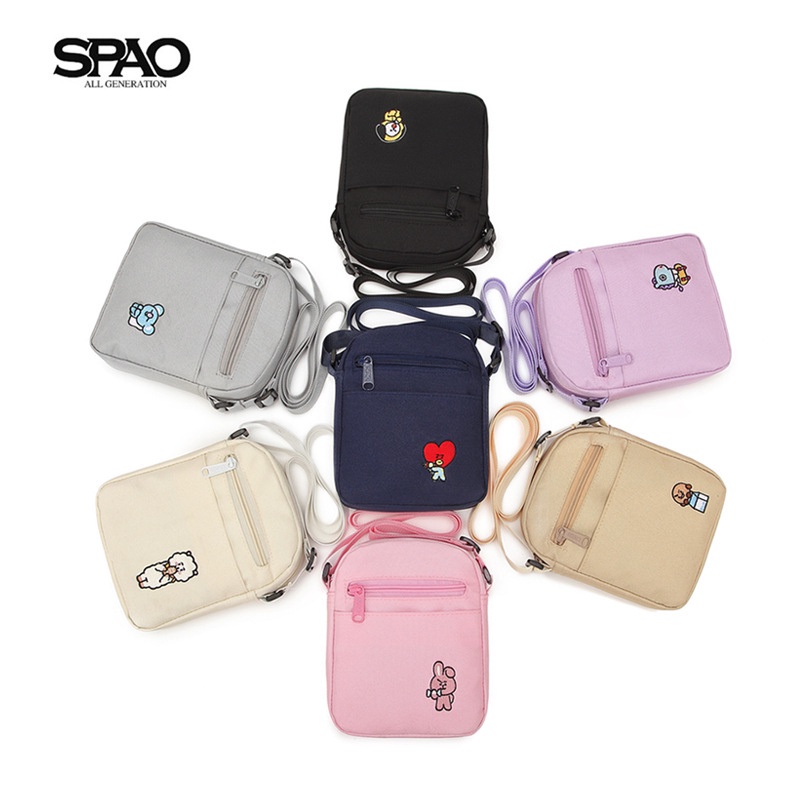 BT21 SPAO Candy Shoulder Bag Mini Casual Cartoon Mobile Phone Bag ...