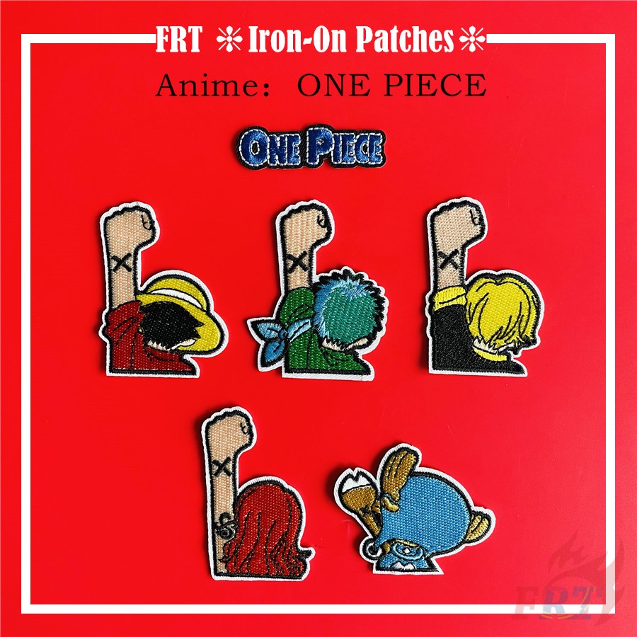 ☸ Iron-on Patch：One PIECE - Luffy / Zoro / Sanji / Nami / Chopper ☸ 1Pc ...