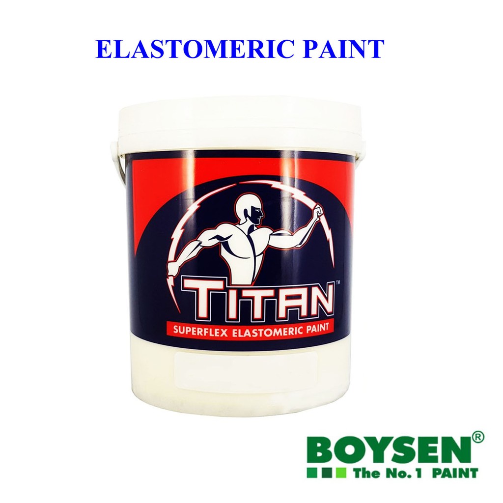 Titan Colors A-L (4Liters/1Gallon) - Latex Elastomeric Paint for Cement ...