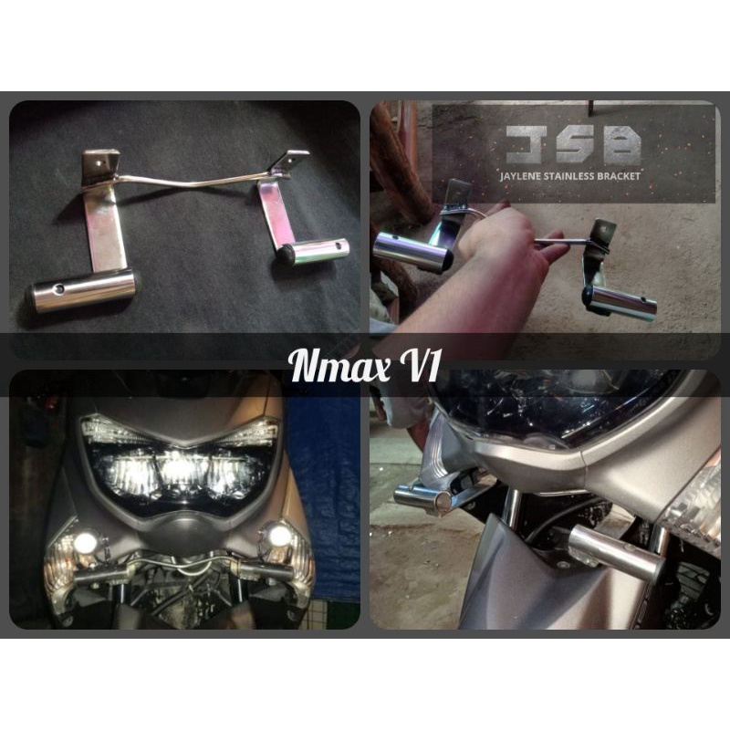 Bracket for NMAX V1 Mini Driving Light V1/V2 only ! (304 Stainless ...