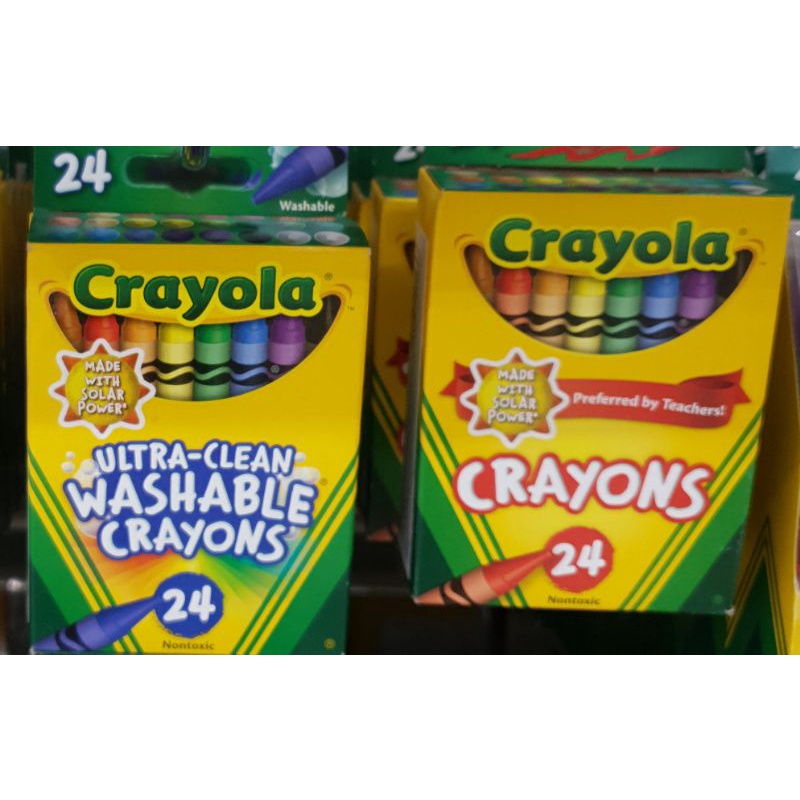 Set of 24 color wax Crayola Crayons (imported goods) | Shopee Philippines