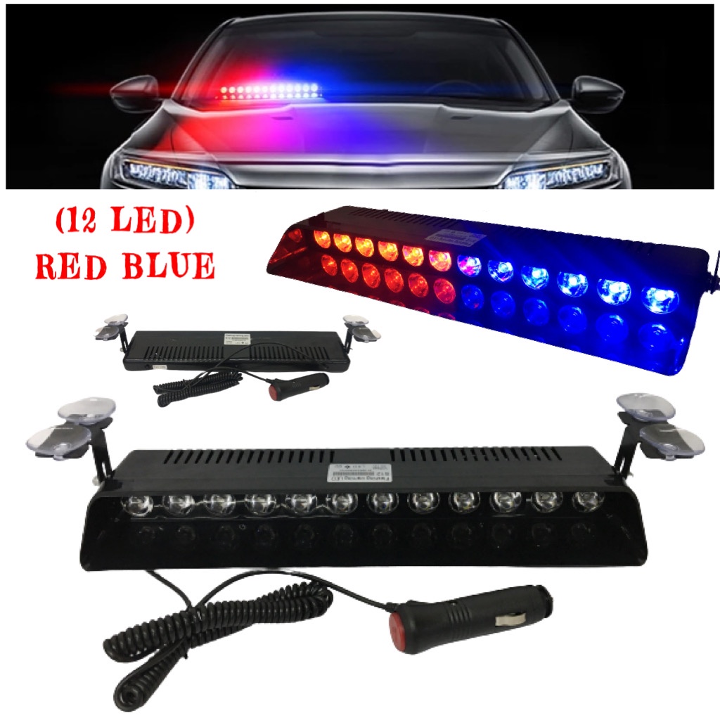 OAPC 12V Multi-function Car Emergency Strobe Light High Power Police ...