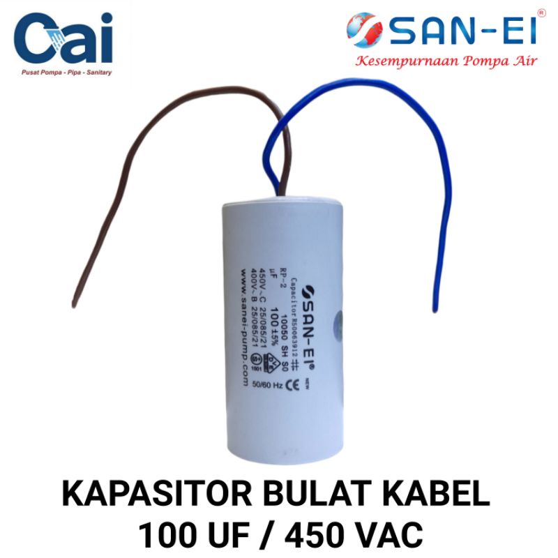 Wholesale - Round Cable Capacitors - 100uf - 450V - Capasitors - SANEI ...