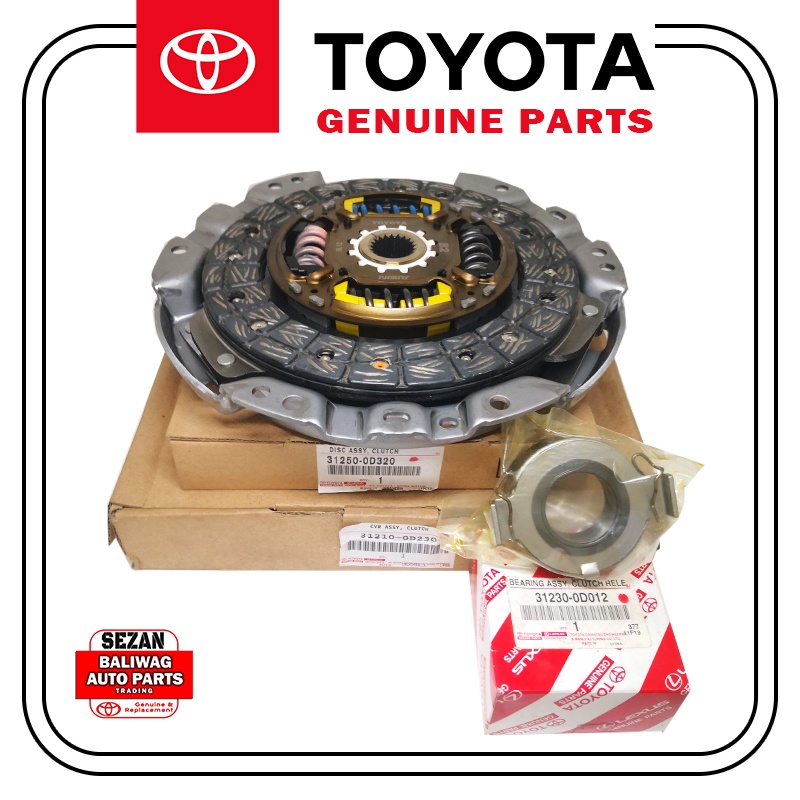 TOYOTA CLUTCH SET DISC COVER RELEASE BEARING VIOS DUAL VVTI 2016-2022 1 ...