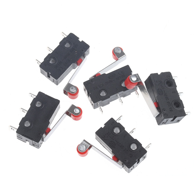 PCF* 10Pcs 3 Pin Tact Switch KW11-3Z Momentary Hinge Roller Lever ...