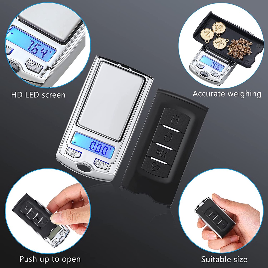 1PC Portable Mini Digital Pocket Scales/Pocket High Precision Jewelry Weight Electronic Digital ...
