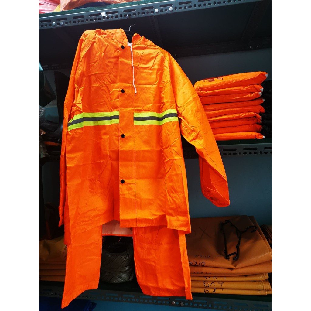 Raincoat Terno Orange, Black, Green, Blue and Camouflage | Shopee ...