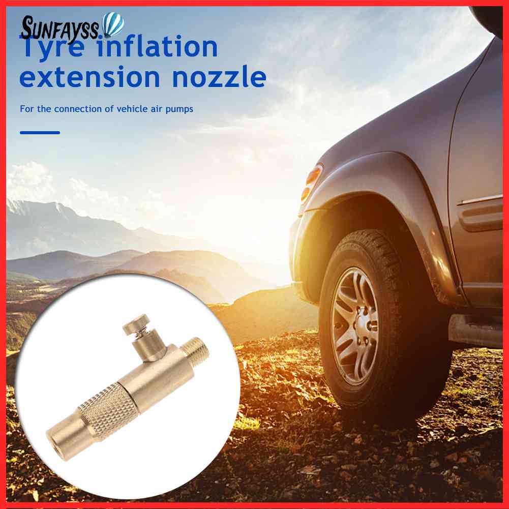 Universal Brass Car Tire Inflator Valve Stem Connector Pump Chuck Clip ...