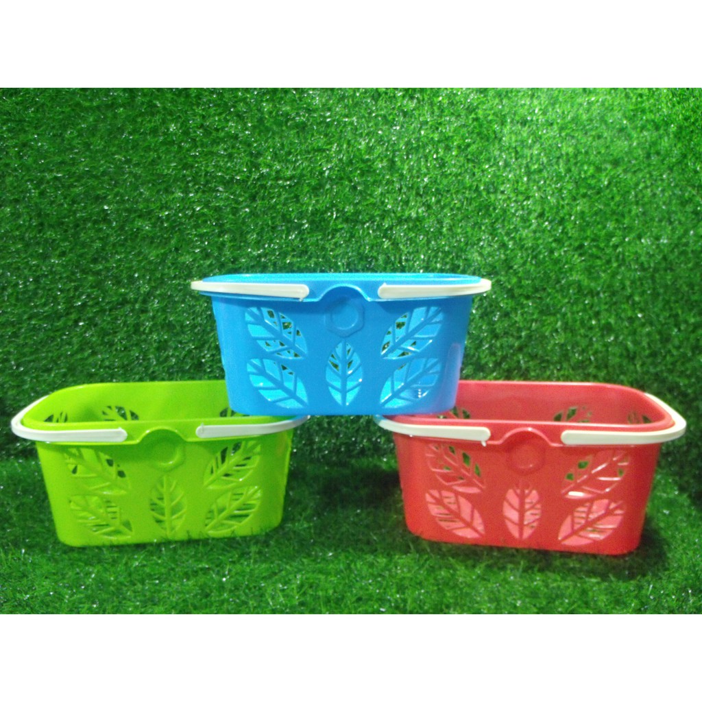 #804 Plastic Basket Organizer Multi Purpose Basket Colorful Basket Mini Basket (random) | Shopee ...
