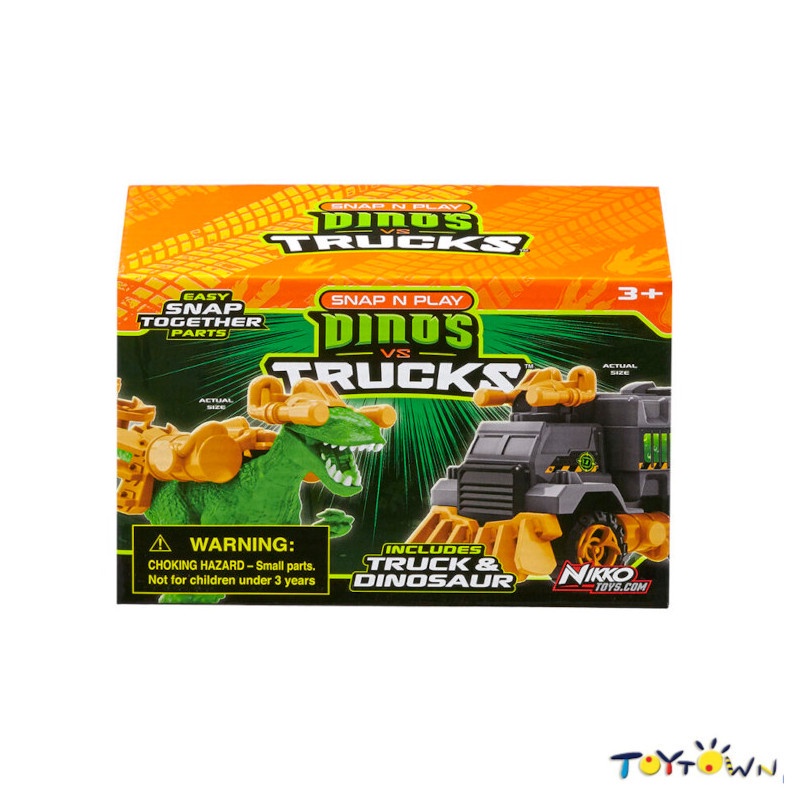Road Ripper Snap 'N Play Dinos Vs. Trucks - 6 Assorted | Shopee Philippines