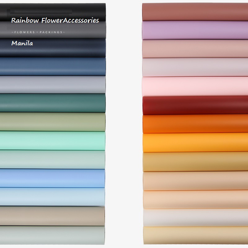 Plain Color Wrapping Paper HX 20pcs per pack | Shopee Philippines