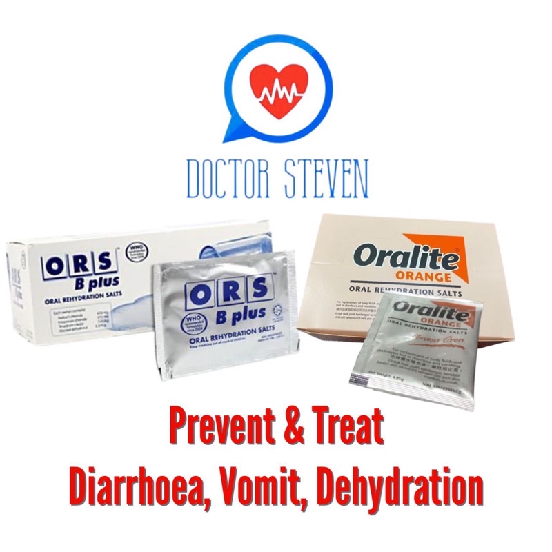ORS B Plus Oral Rehydration Salts (Orange) - 1 Sachet | Shopee Philippines