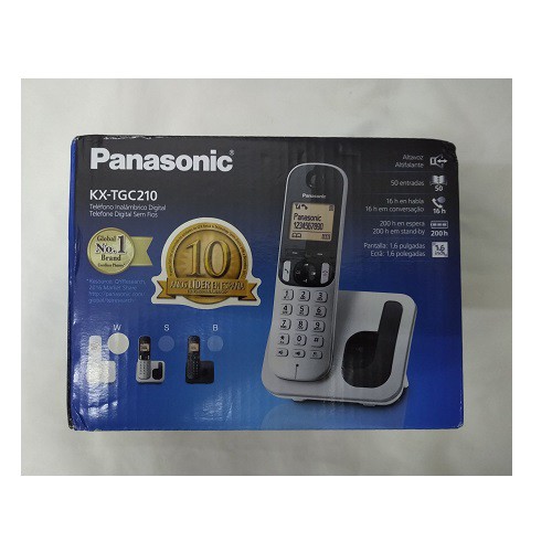 PANASONIC KX-TGC210 DIGITAL CORDLESS PHONE | Shopee Philippines