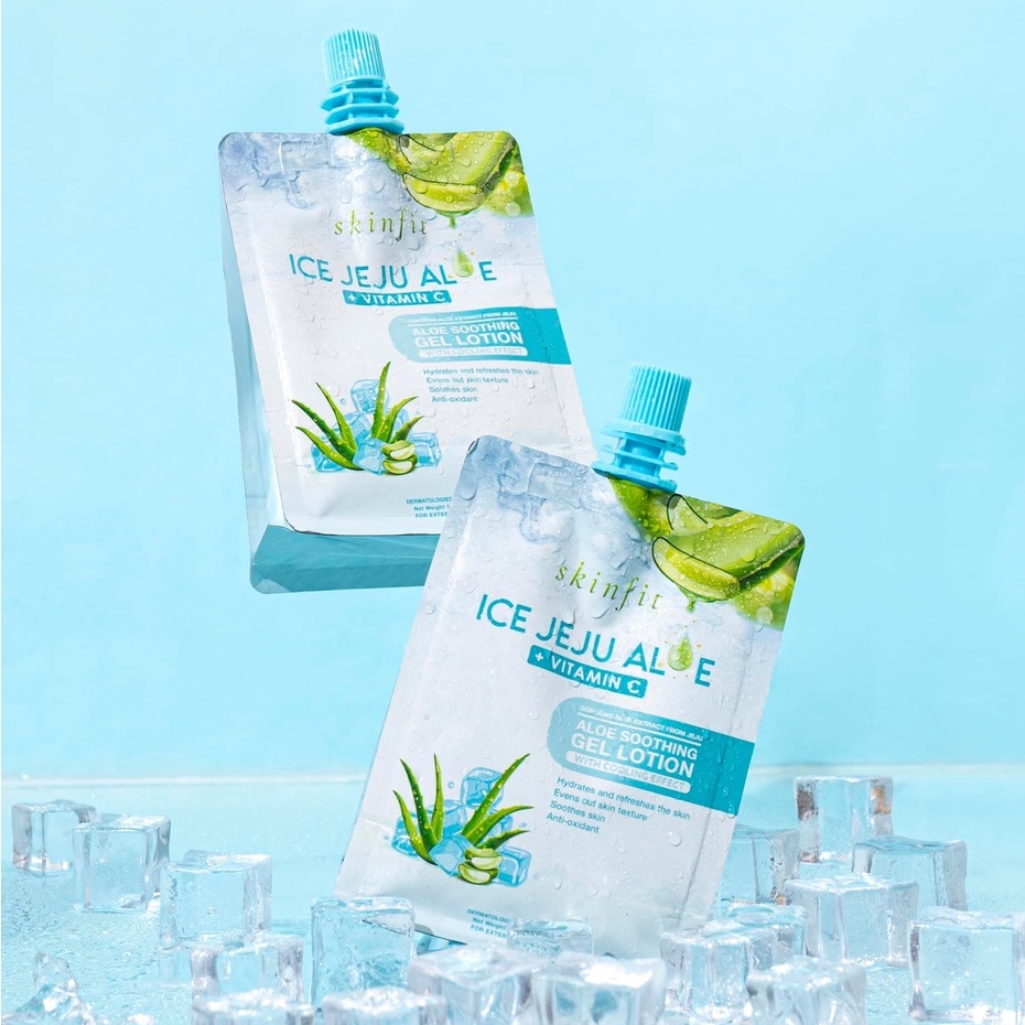 Ice Jeju Aloe + Vitamin C by: Brilliant (aloe soothing gel lotion w ...