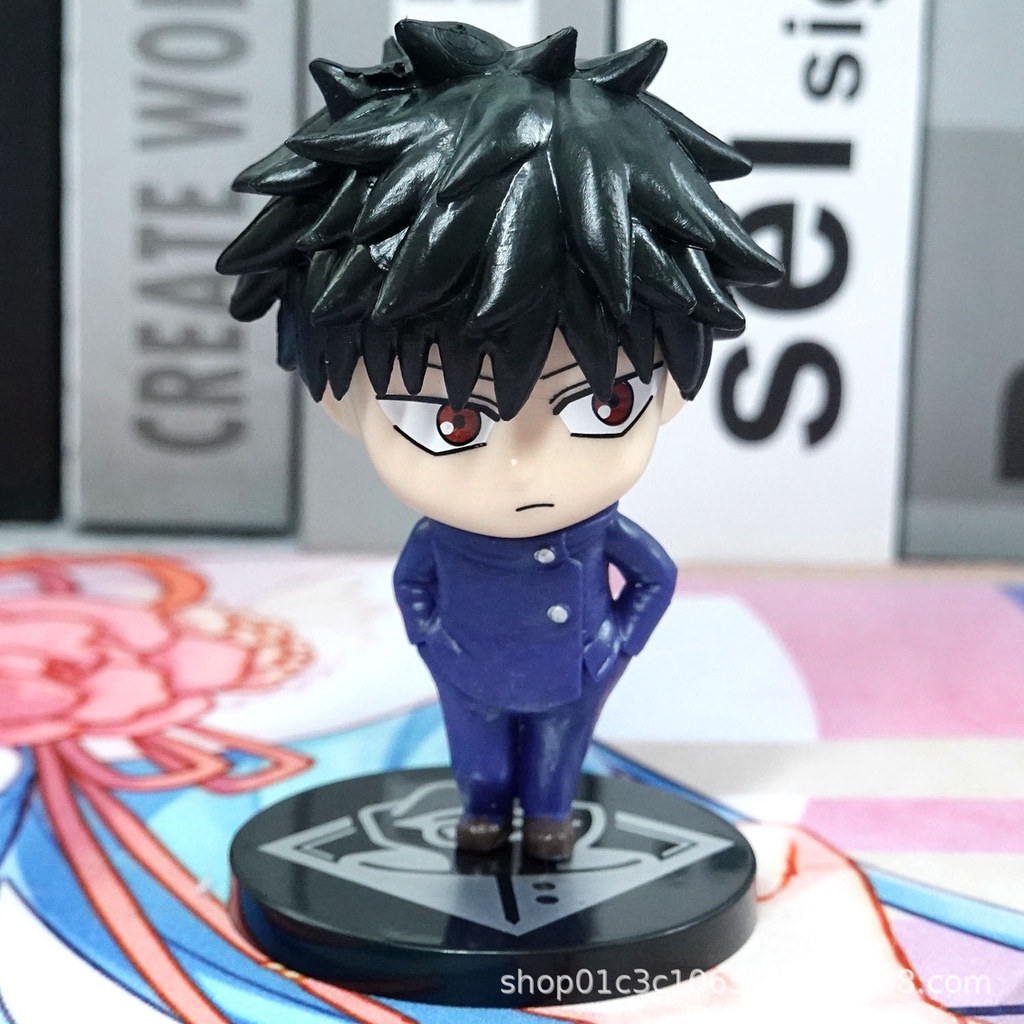 Jujutsu Kaisen Chibi Sitting Position Gojo Megumi Yuji Novara Nanami BL ...
