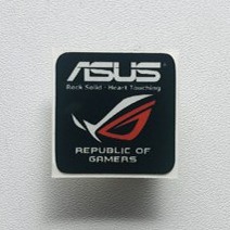 Asus ROG Emblem Embossed Flexible Sticker | Shopee Philippines