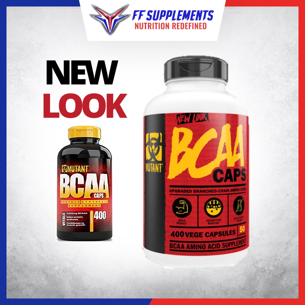 Mutant BCAA 400 capsules NEW LOOK | Shopee Philippines
