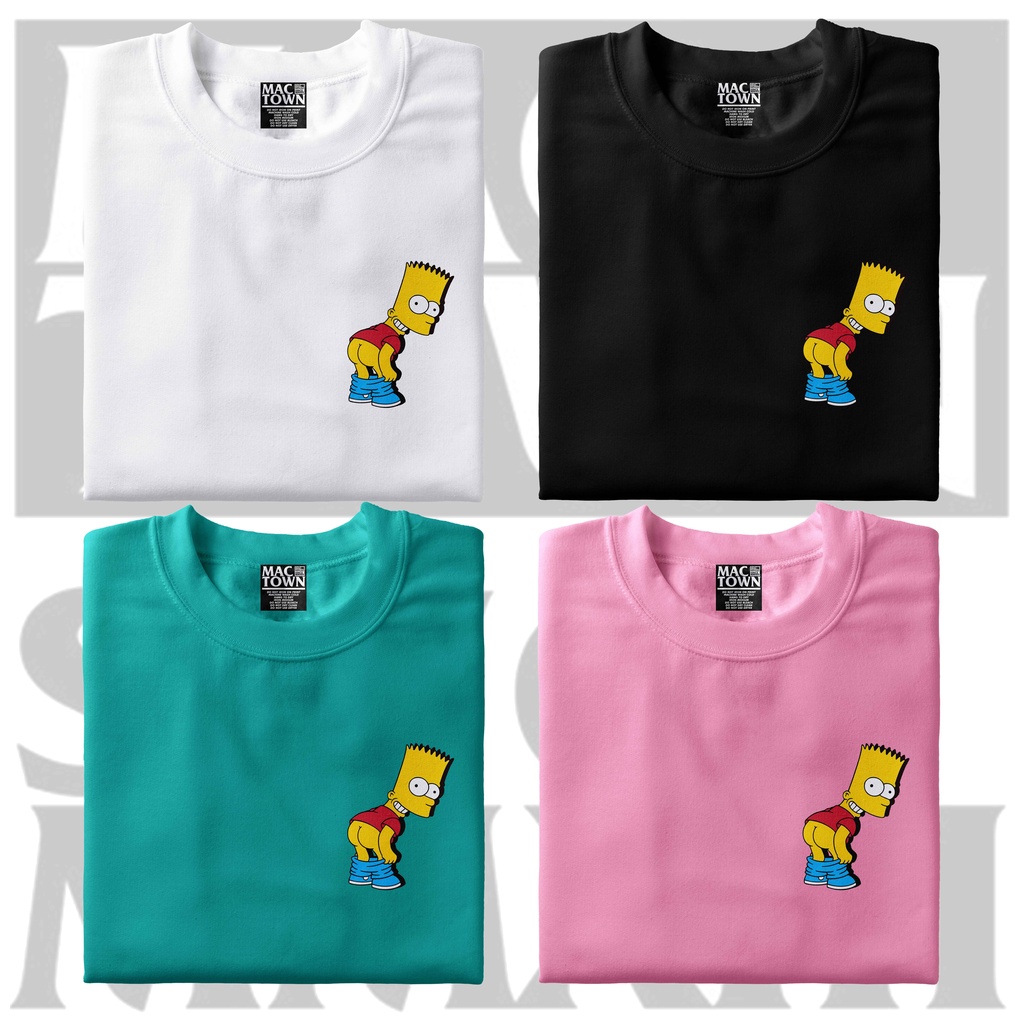 Bart Simpson Pocket Tee Unisex | Shopee Philippines