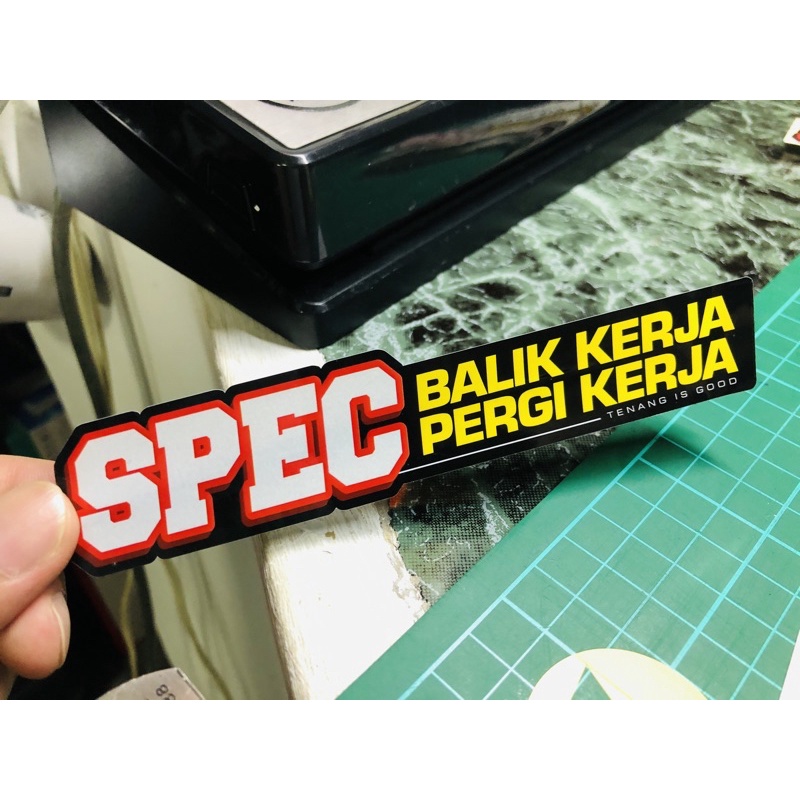 Spec Go to work back to work Sticker G062 | Shopee Philippines