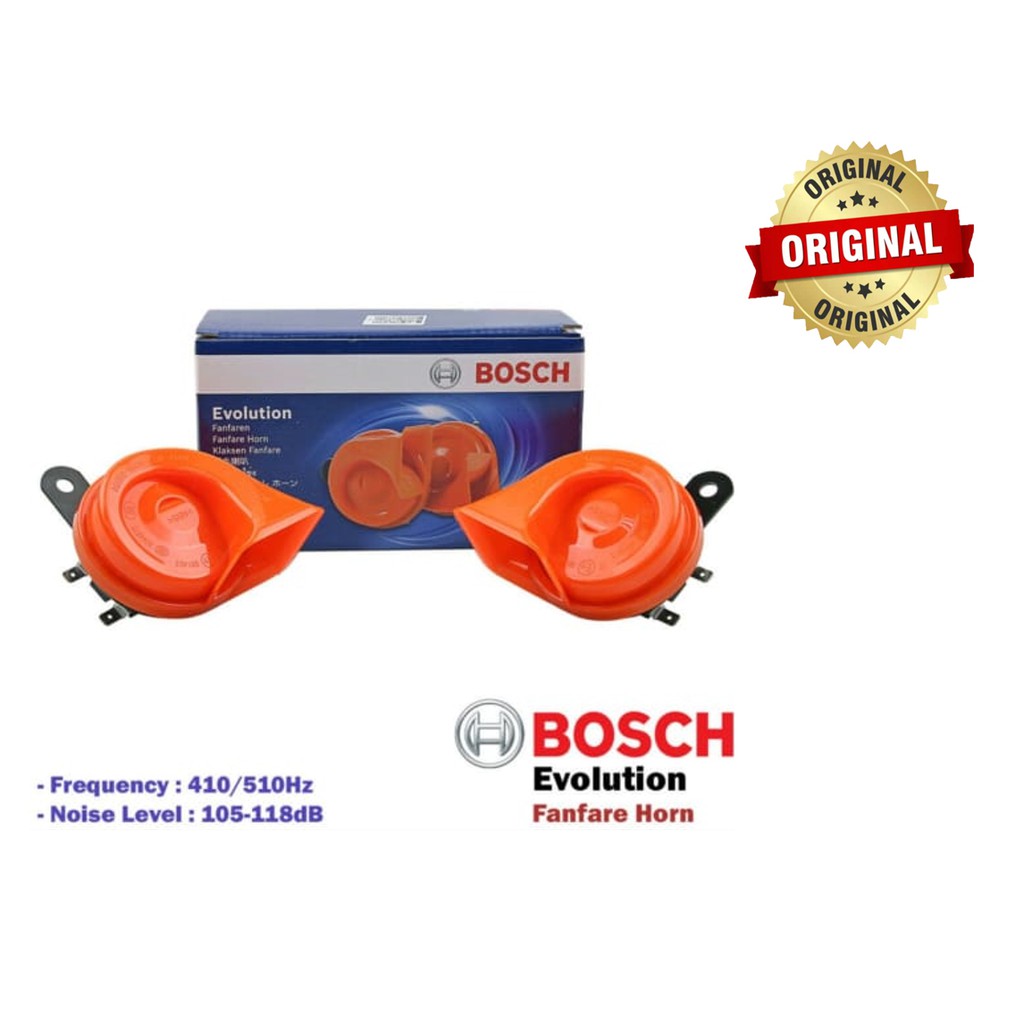 Bosch Original Evolution Fanfare Compact BM Twin Horn Set - 0986AH0459 ...