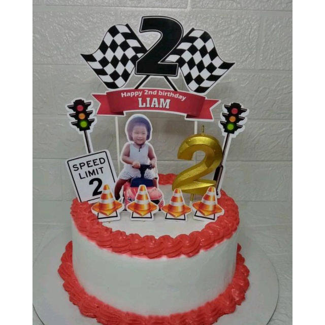 Cars McQueen Street cake topper | Shopee Philippines