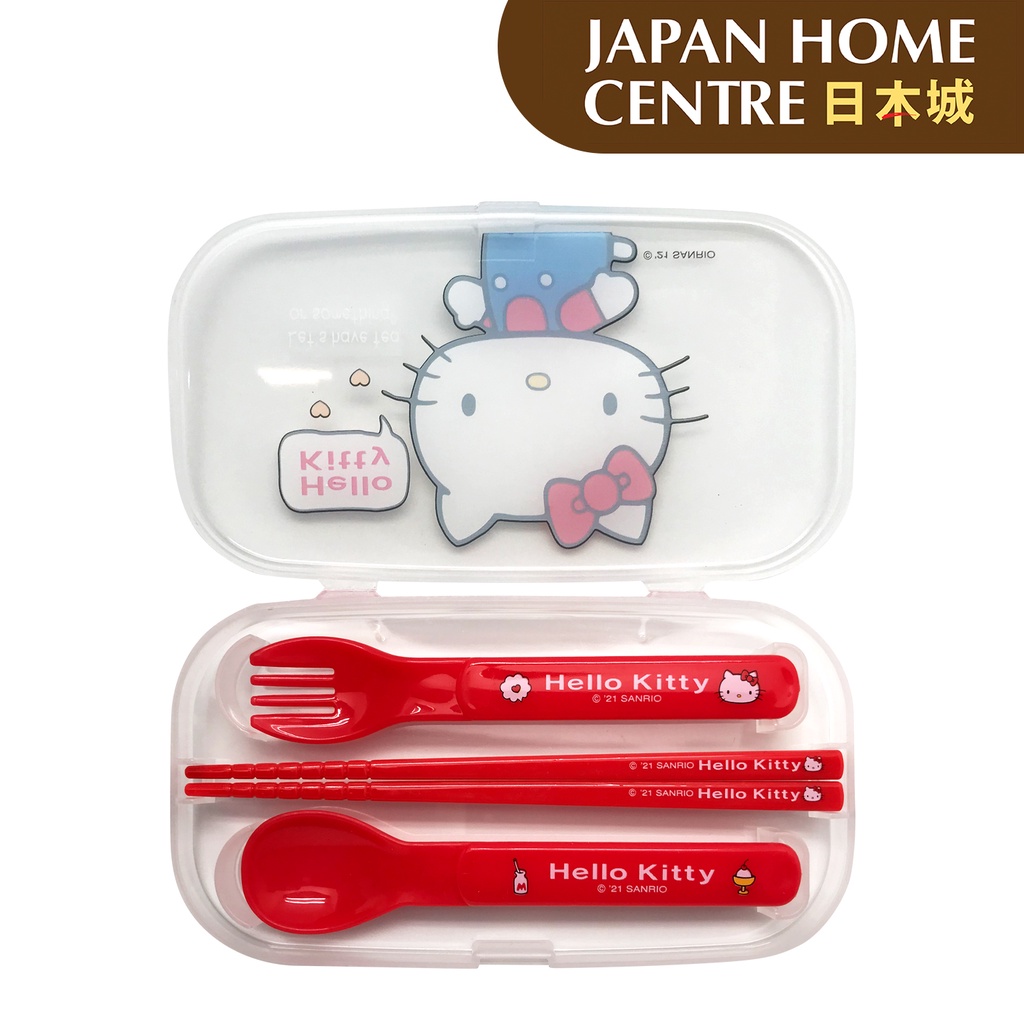 Hello Kitty Portable Utensils 3pcs Set with Case [Japan Home] | Shopee ...