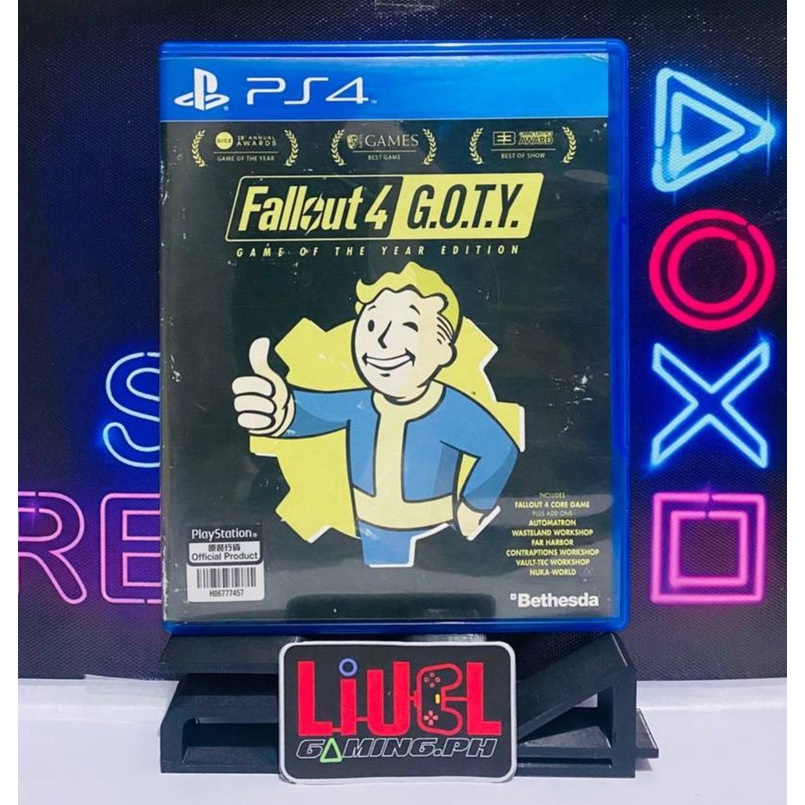 Fallout 4 Game of the Year GOTY Edition PlayStation 4 PS4 Games Used ...