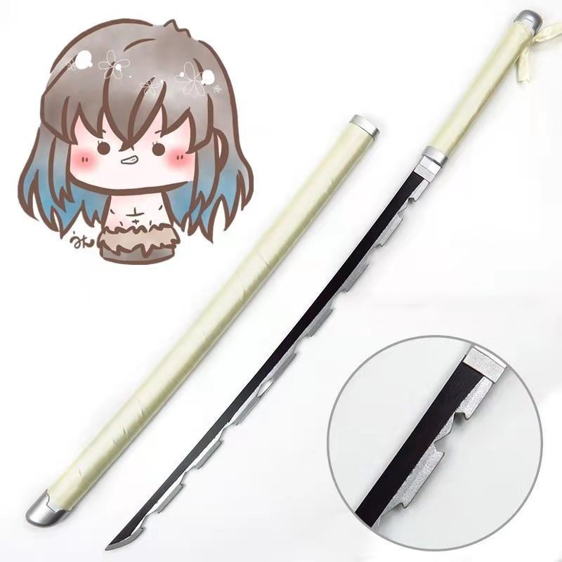 ON Hand Demon Slayer Tanjiro Nezuko Zenitsu Sword CosPlay Sword 104cm ...