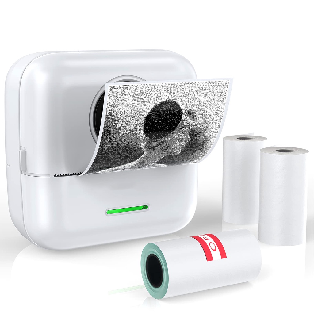 Mini Portable Wireless Bluetooth Thermal Photo Pocket Printer with ...
