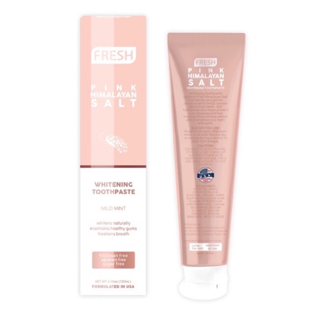 FRESH Pink Himalayan Salt Whitening Toothpaste | Shopee Philippines