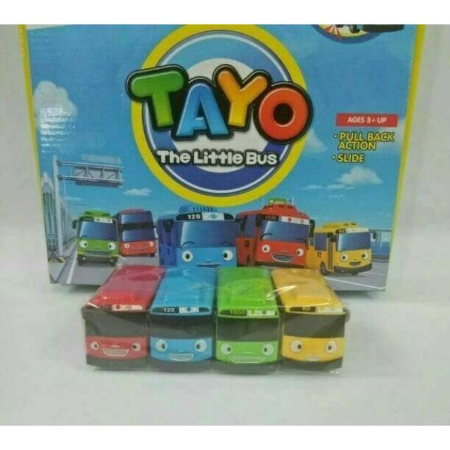 Tayo Bus Toys The Little Bus Tayo 1box Contents 12 Pcs | Shopee Philippines