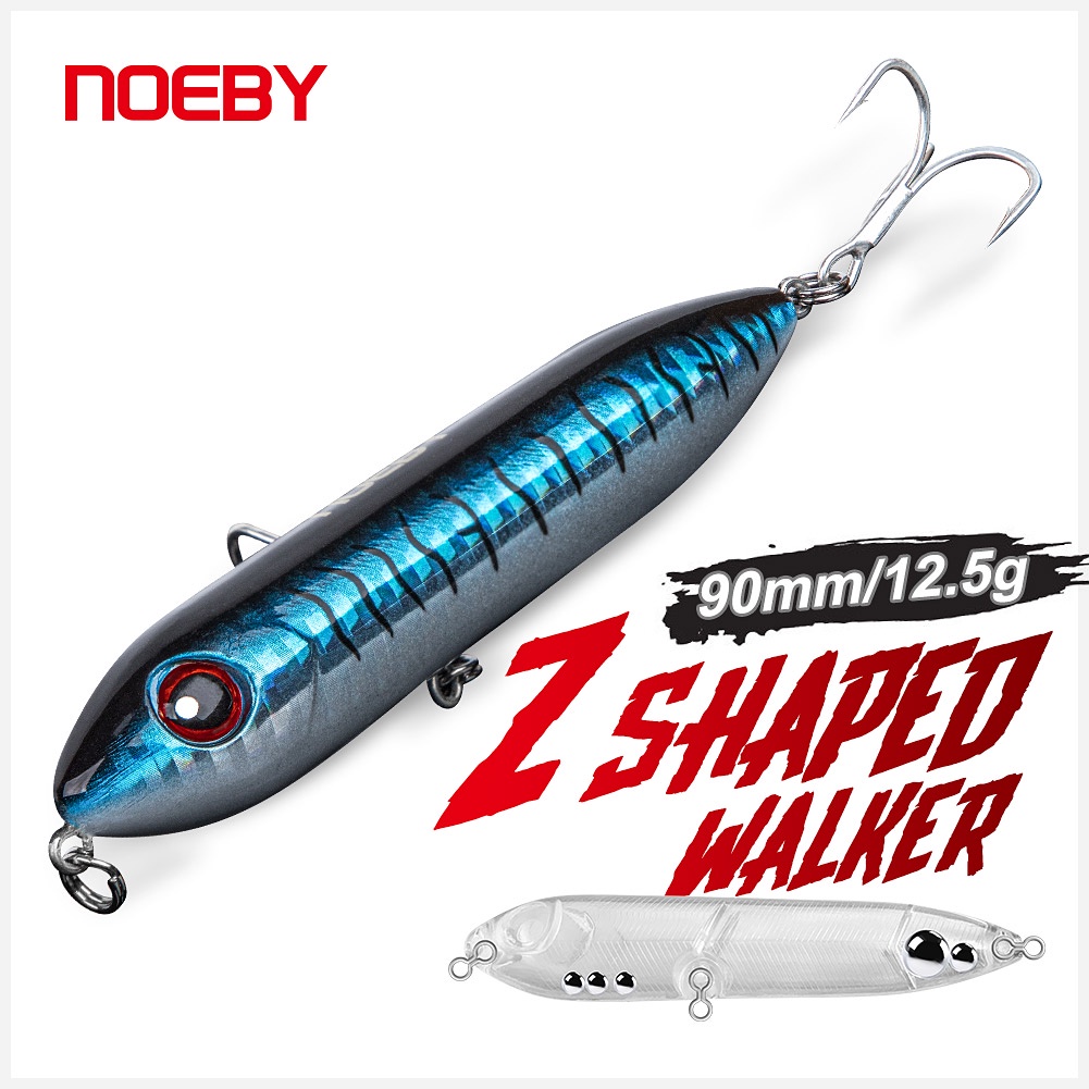 NEOBY 9cm 12.5g Floating Lures for Bass Fishing Pencil Lure Hard ...