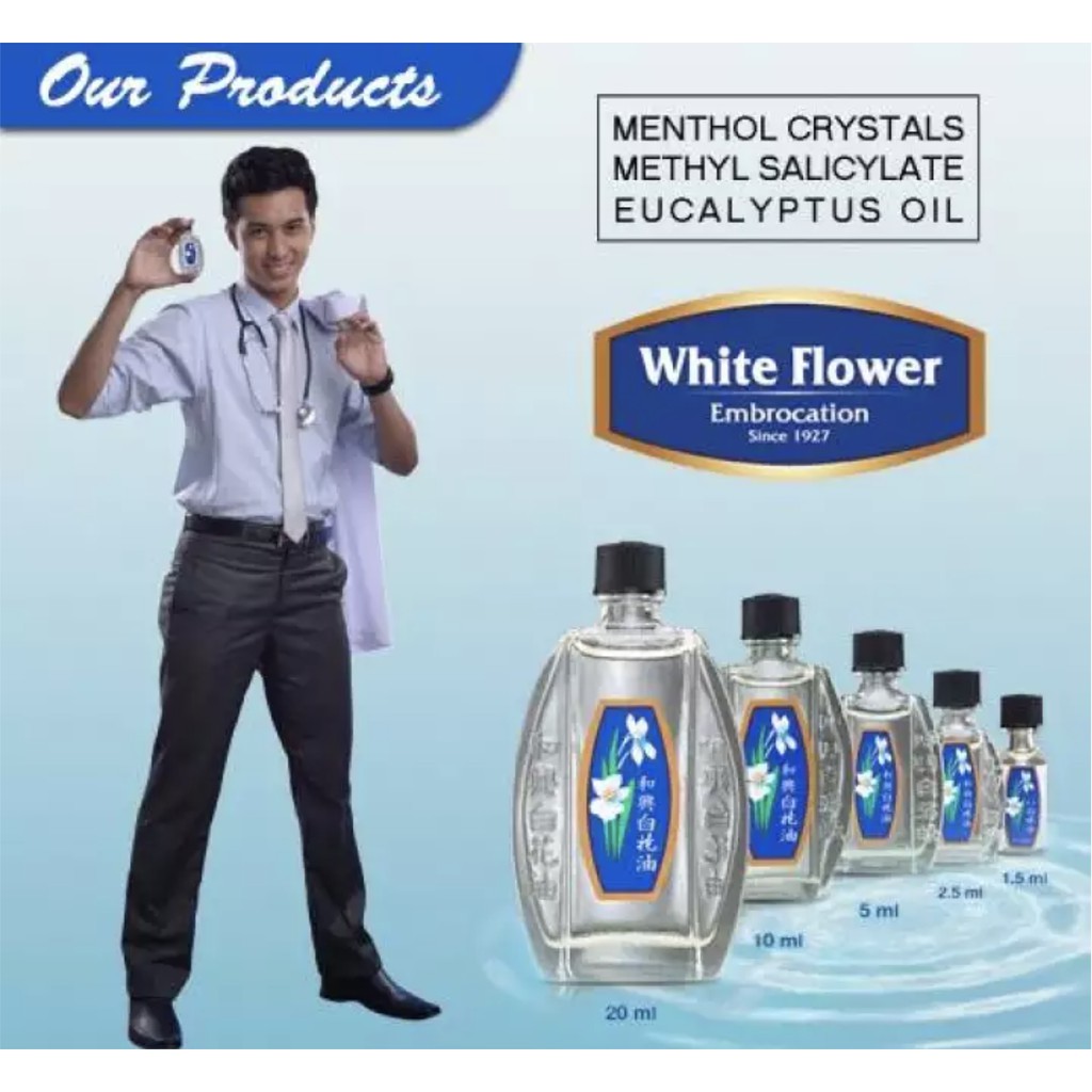 White flower Oil (1 bottle) | Shopee Philippines