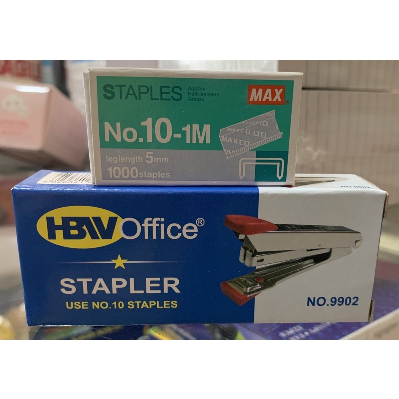 Stapler Set #10/ HBW Stapler, MAX Staple Wire | Shopee Philippines