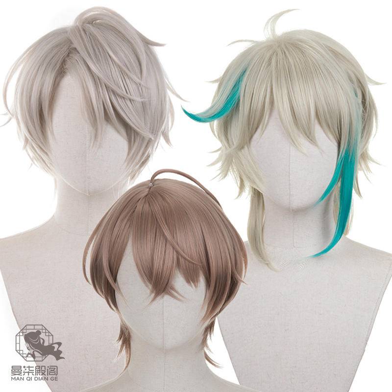 VTuber nijisanji Kagami Hayato Chaos Kaida Haru Aza cos wig | Shopee ...